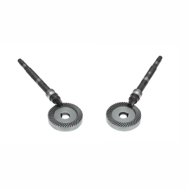 Hypoid Bevel Gear Staggered Tooth Shaft Drive For 180 Polishing Machine