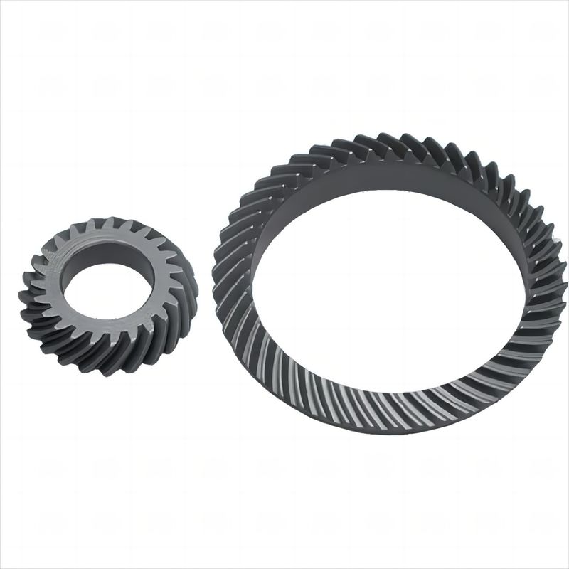 28 Tooth 90 Degree Spiral Bevel Gear Load Heavy Pinion Crown Gear For ...