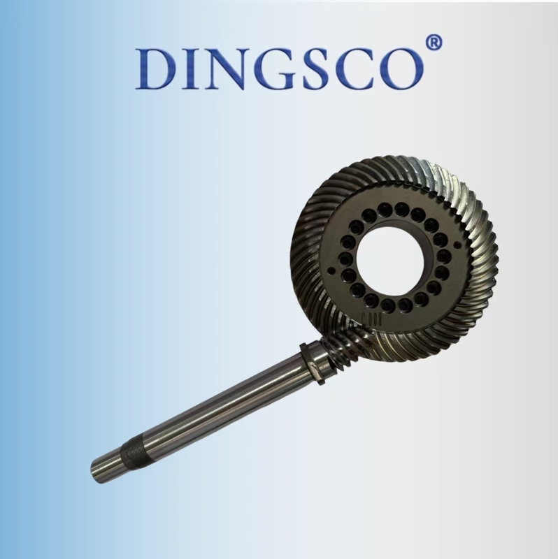 High Precision Robotic Hypoid Gear Pair with AGMA Class 5 and DIN 6 ...